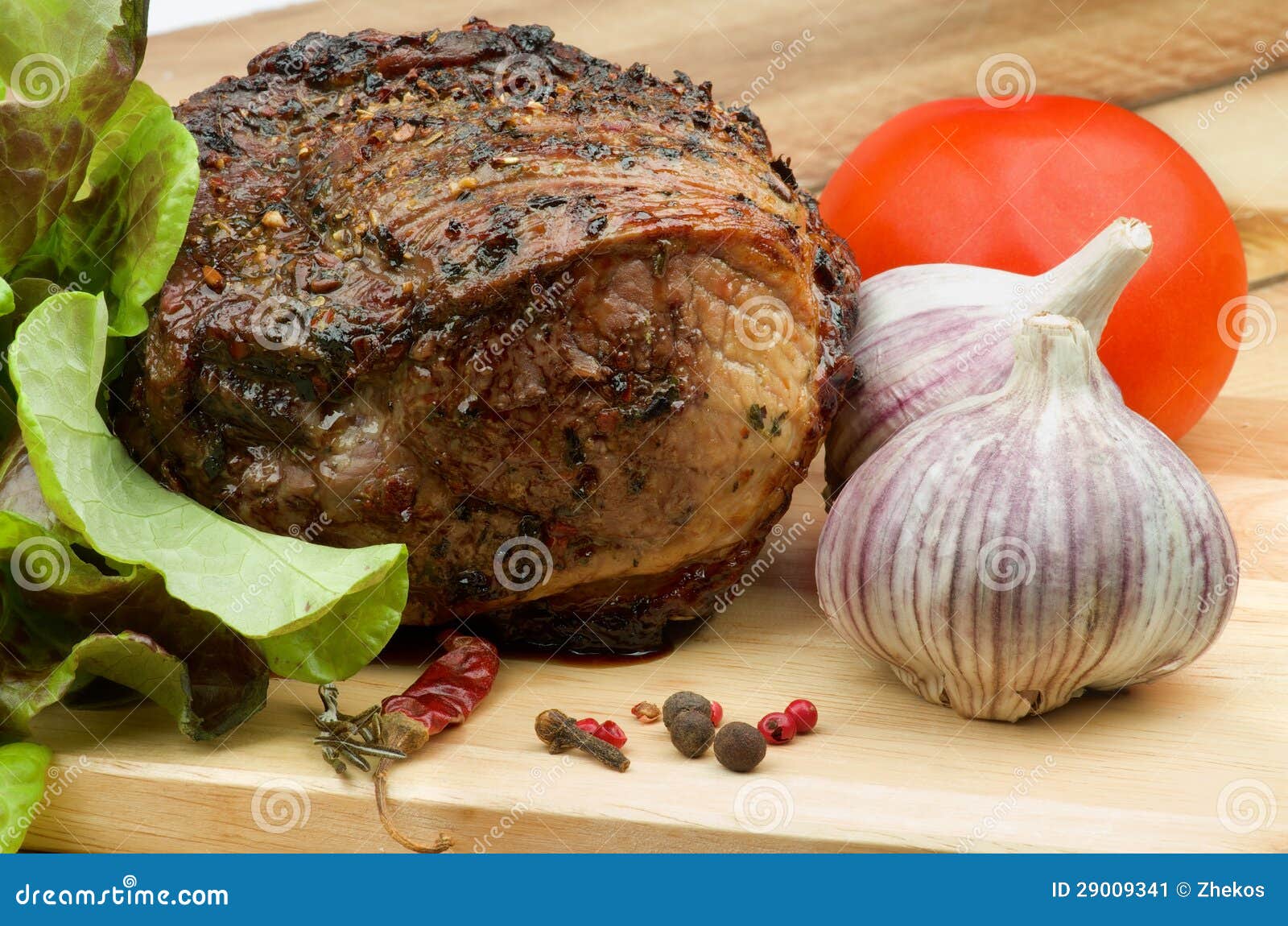 Roasted Beef stock image. Image of loin, brown, delicious - 29009341