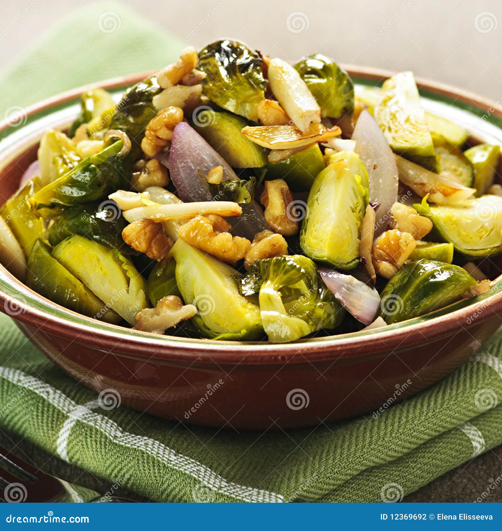 Roasted Brussels Sprouts Dish Stock Photo - Image of close, ingredients ...