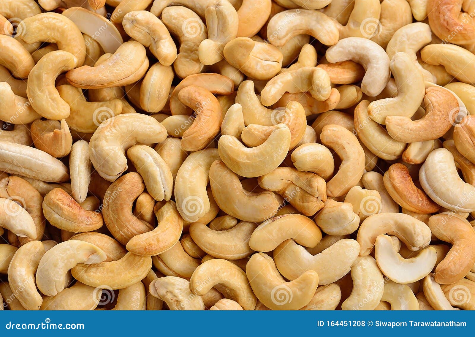 Roasted Cashew Nuts, Top View Stock Photo - Image of organic, health ...
