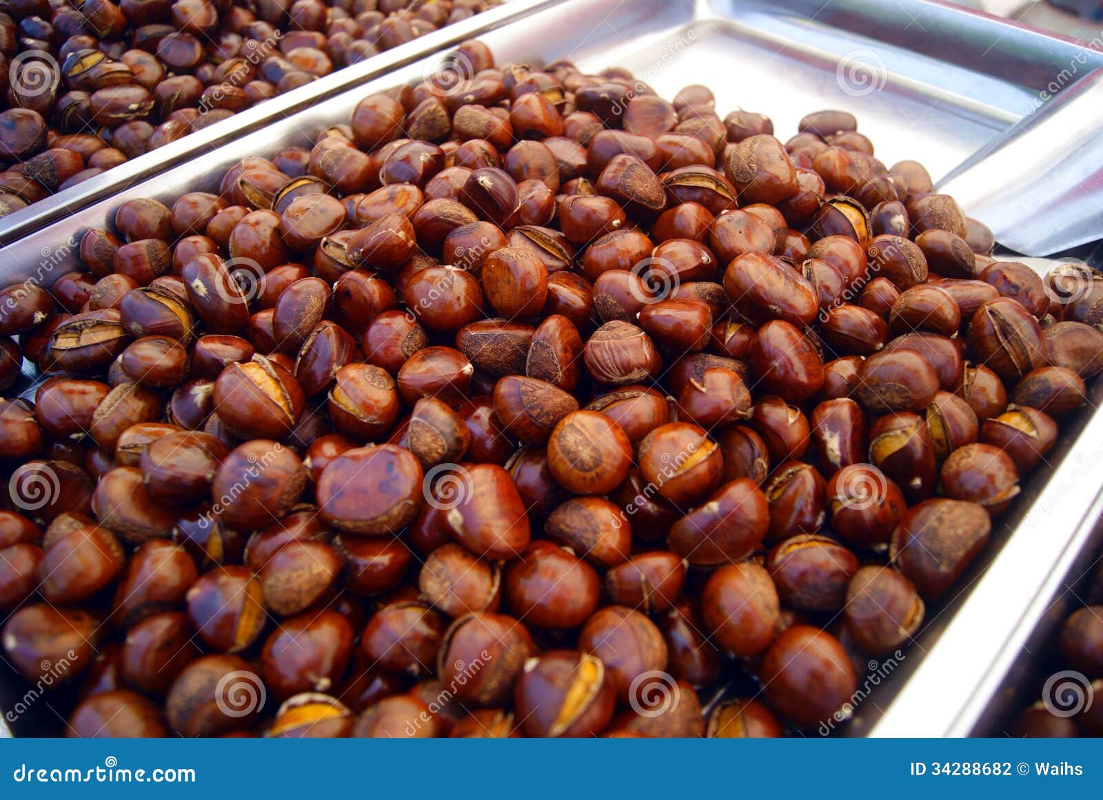 Roasted chestnut stock photo. Image of life, background - 34288682