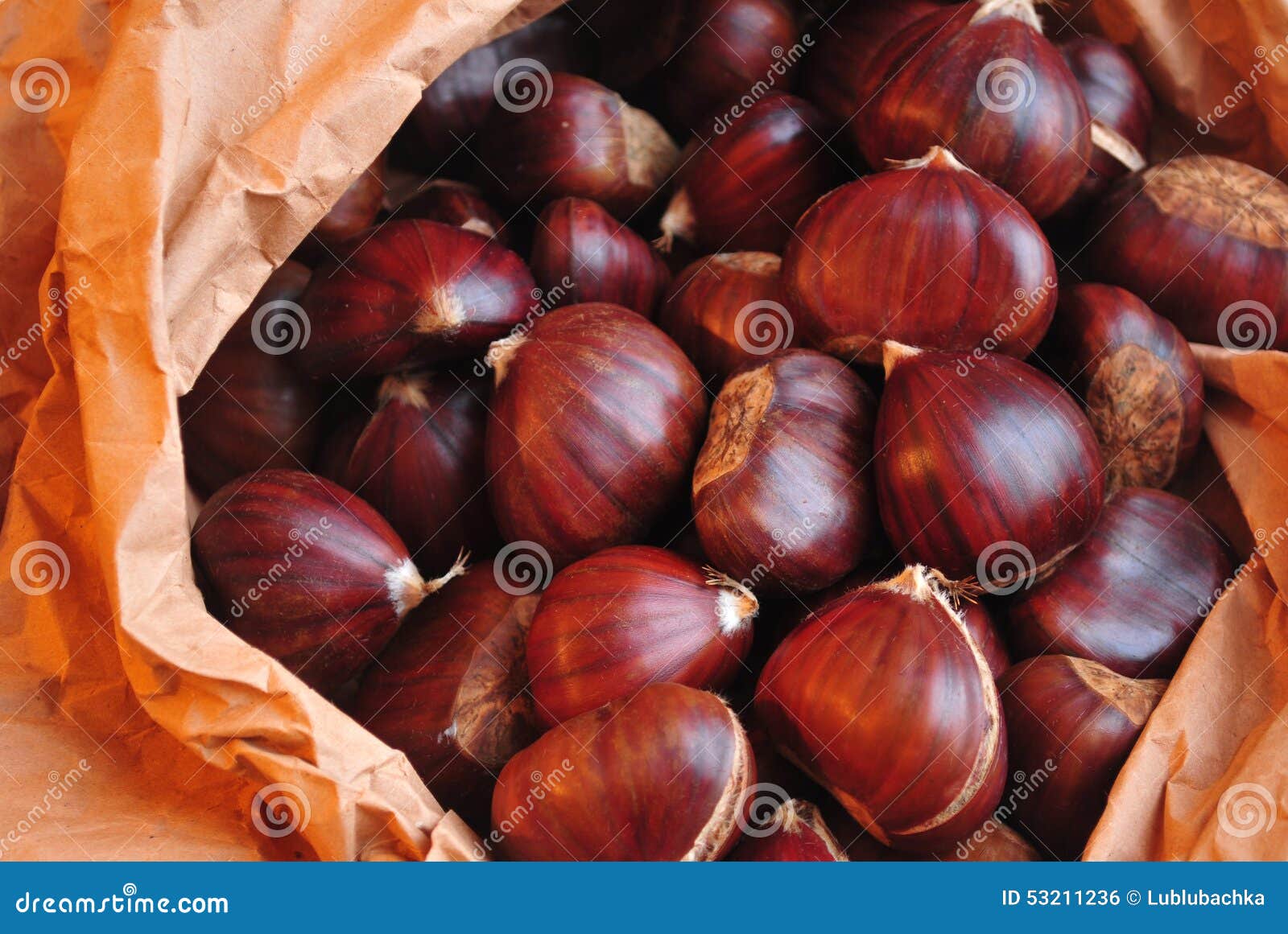Roasted Chestnuts Ready To Eat on Crafted Paper Stock Photo - Image of ...
