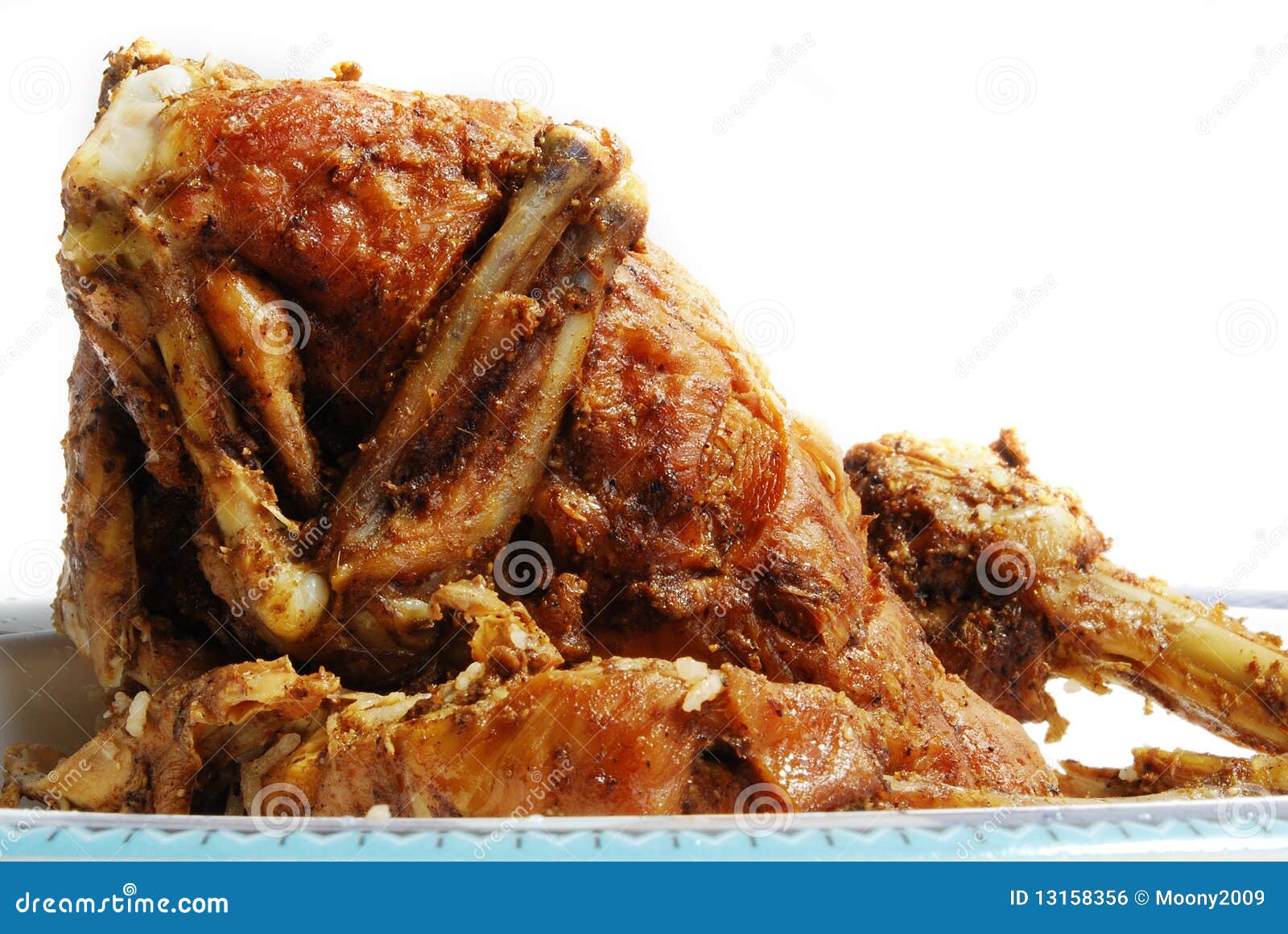Roasted chicken stock photo. Image of hunger, meat, dish - 13158356