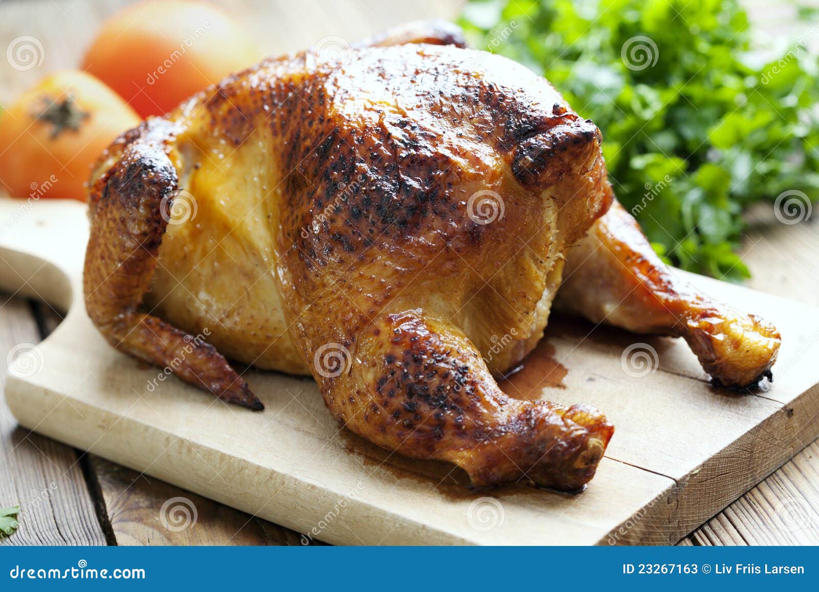 Roasted chicken stock image. Image of drink, ready, studio - 23267163