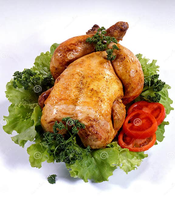 Roasted Chicken. stock image. Image of thanksgiving, cuisine - 7458985