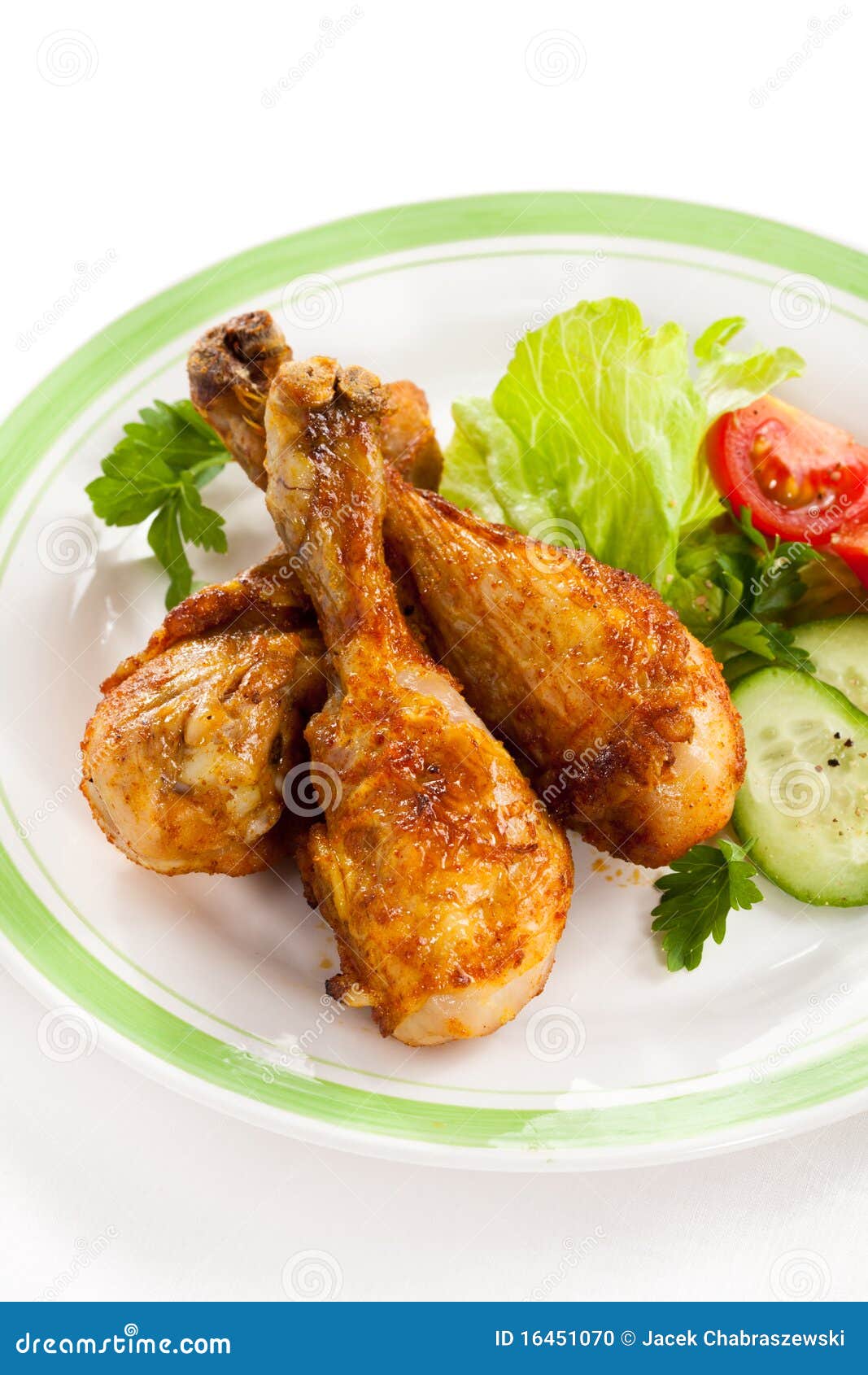Roasted chicken drumsticks stock photo. Image of food - 16451070
