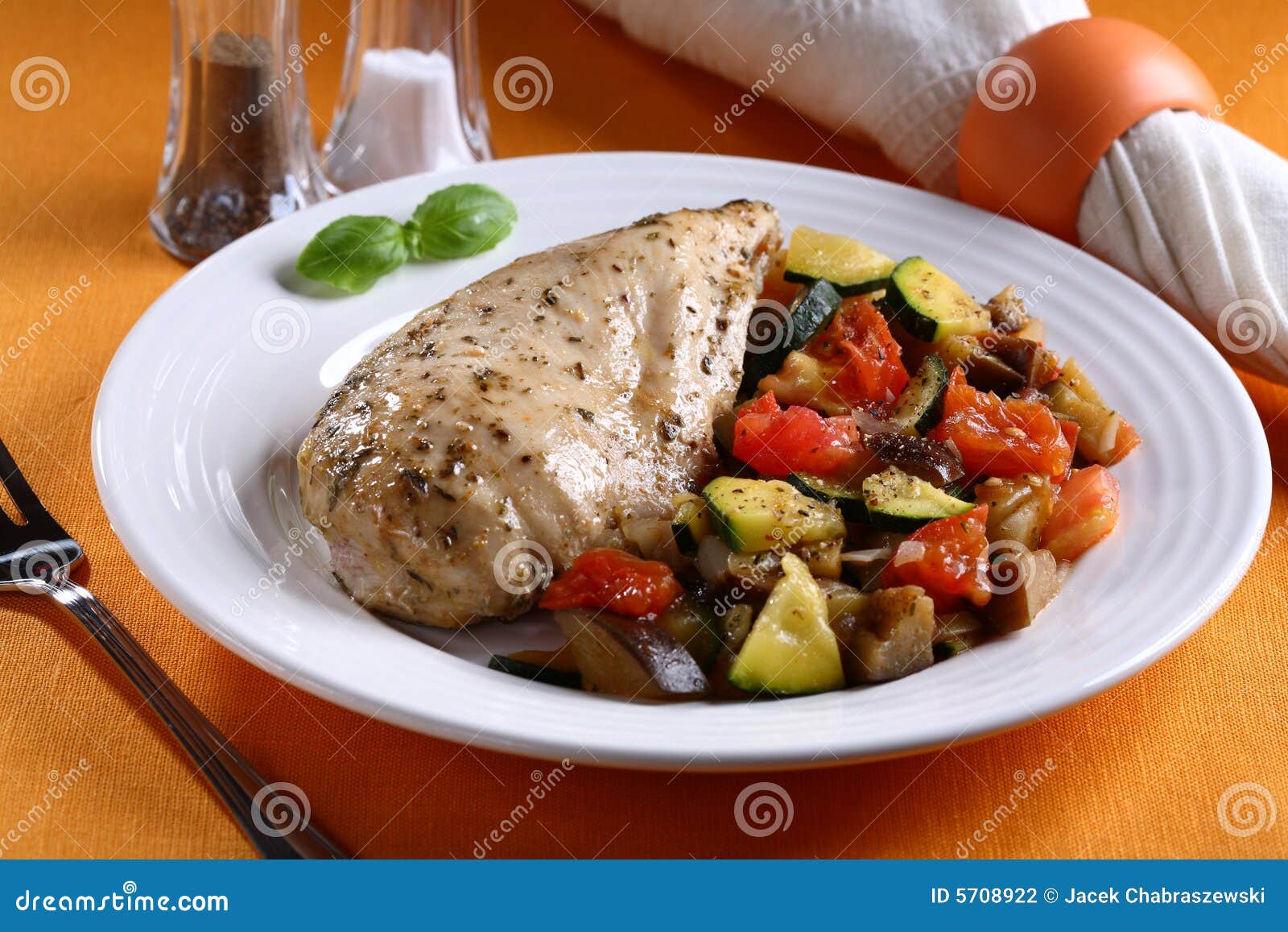Roasted chicken fillet stock photo. Image of dining, hunger - 5708922
