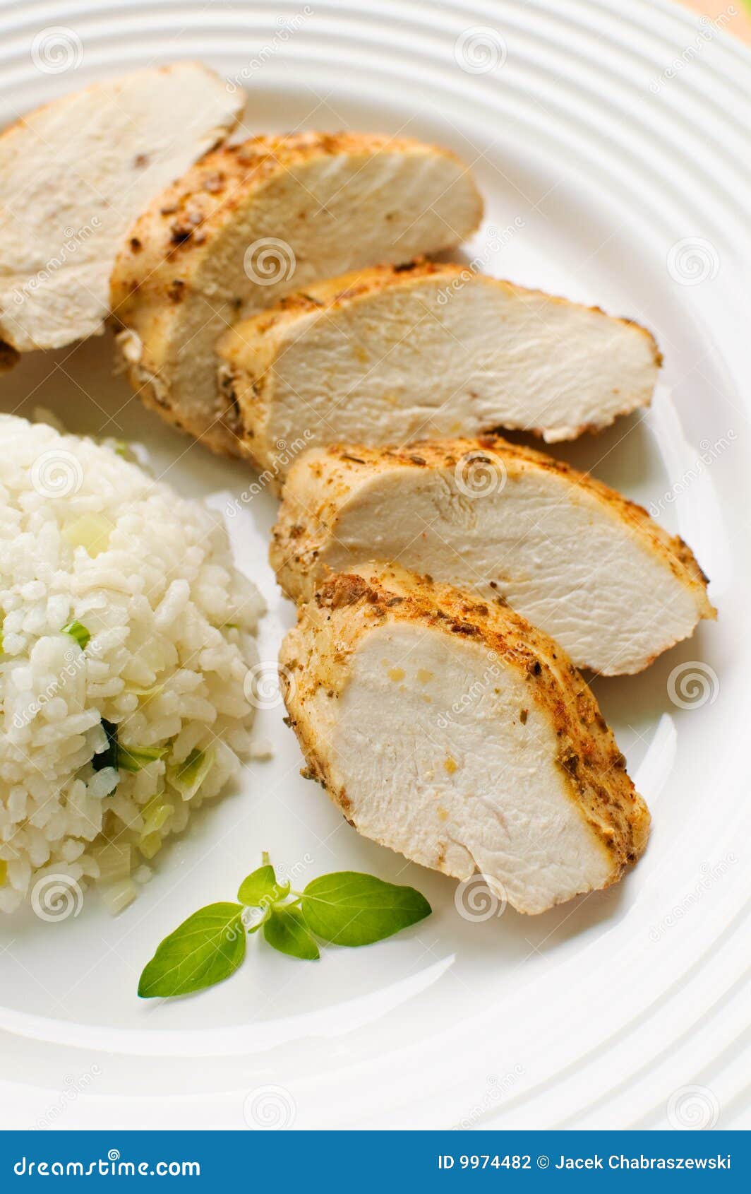 Roasted chicken fillet stock photo. Image of food, supper - 9974482
