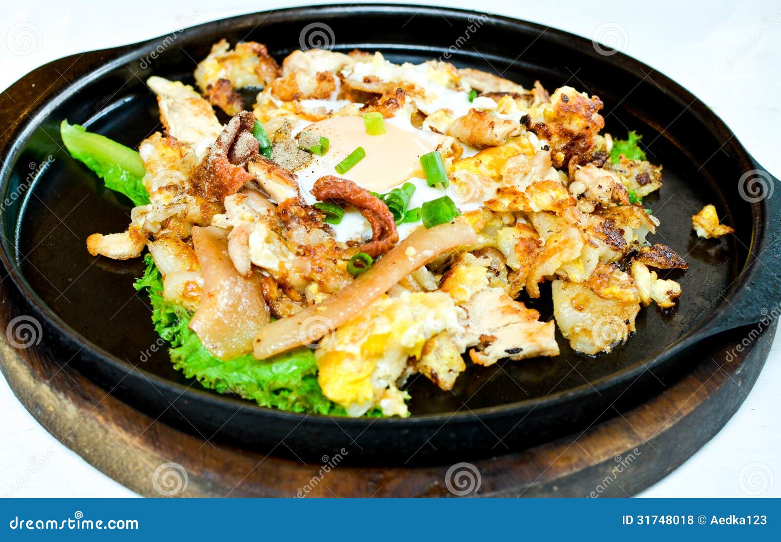 Roasted chicken hot pan. stock photo. Image of meat, food - 31748018