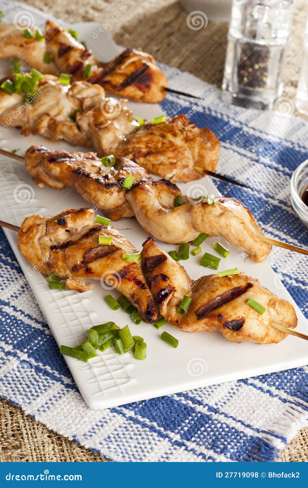 Roasted Chicken Kebab stock photo. Image of food, fresh - 27719098