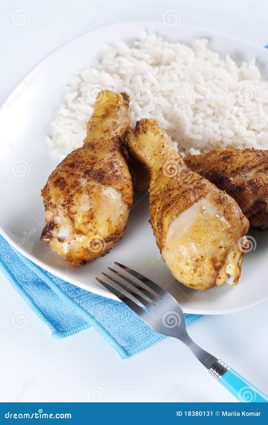 Roasted Chicken Legs with Boiled Rice Stock Image - Image of grain ... Roasted Chicken Legs with Boiled Rice Stock Image - Image of grain ...