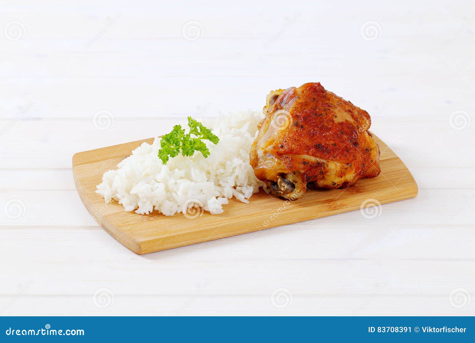 Roasted chicken with rice stock image. Image of heap - 83708391