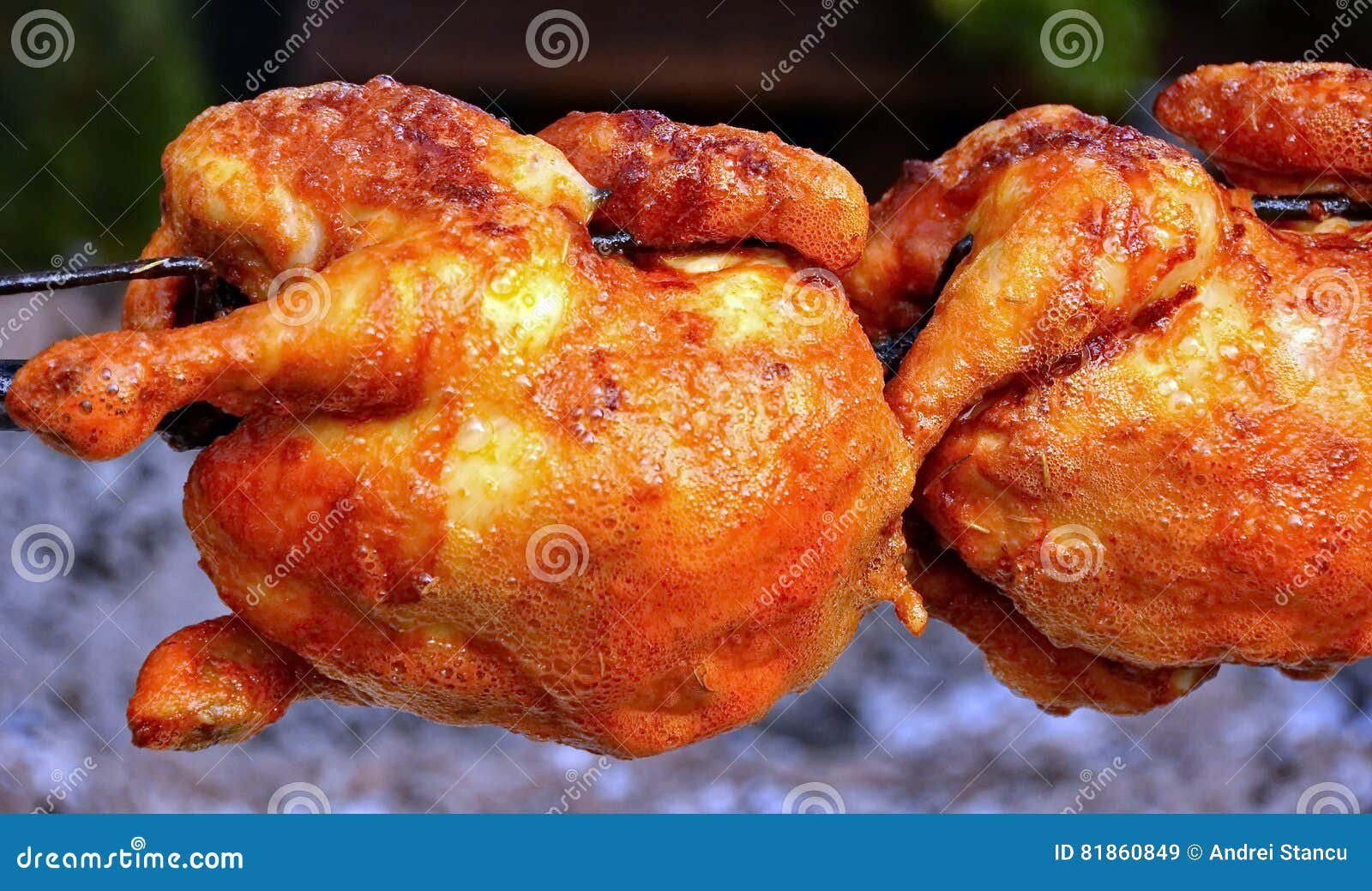 Roast Chicken stock image. Image of juicy, poultry, barbecue - 81860849