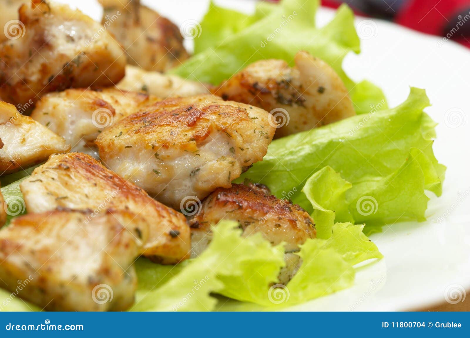 Roasted chicken slice stock photo. Image of rucola, fresh - 11800704