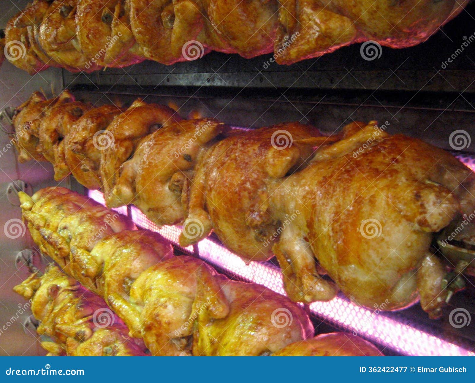 Roasted Chicken at the Snack Bar Stock Image - Image of feasting, meaty ...