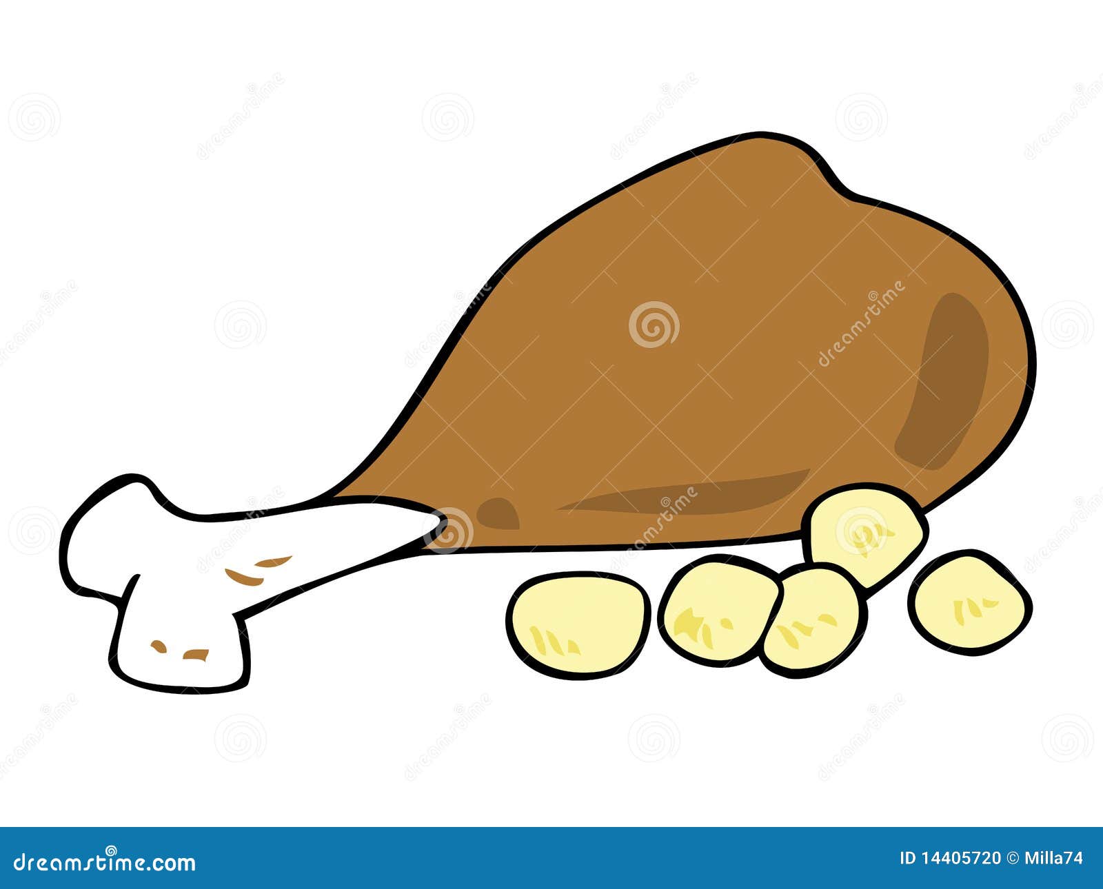 How To Draw A Chicken Leg