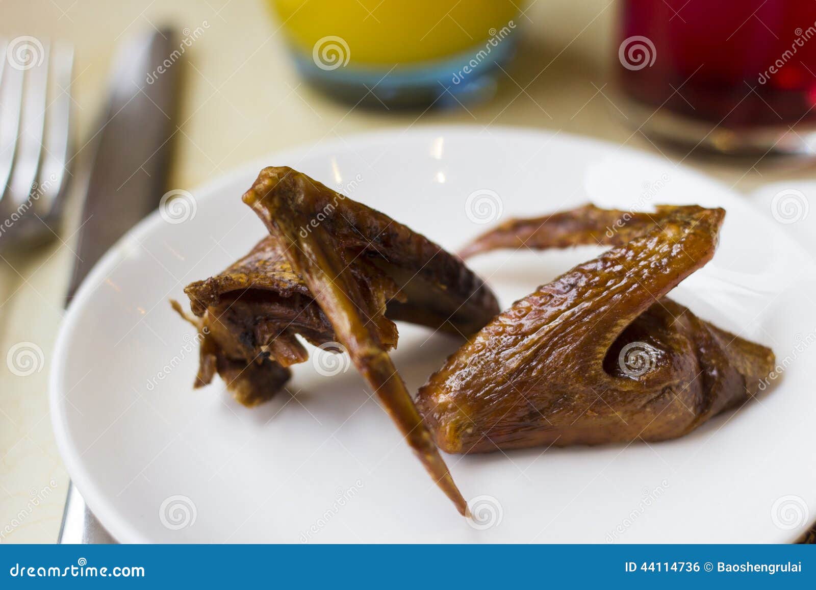 Roasted pigeon wings stock photo. Image of meat, cook - 44114736