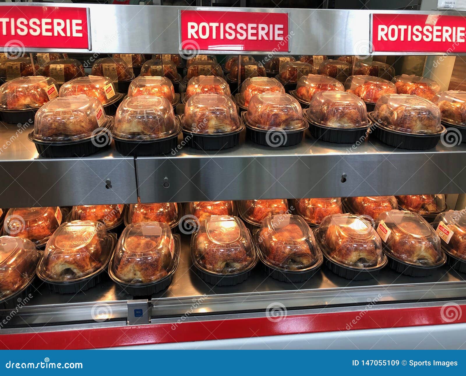 Roasted Chickens. editorial stock image. Image of eating - 147055109