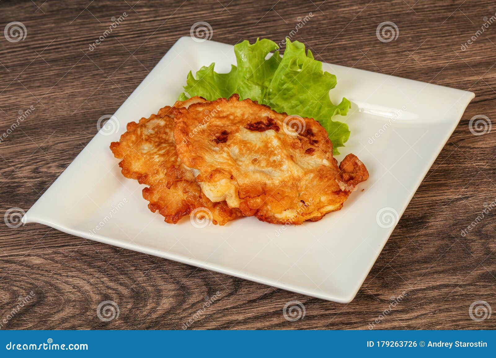 Roasted cod fish in bread stock photo. Image of dinner - 179263726