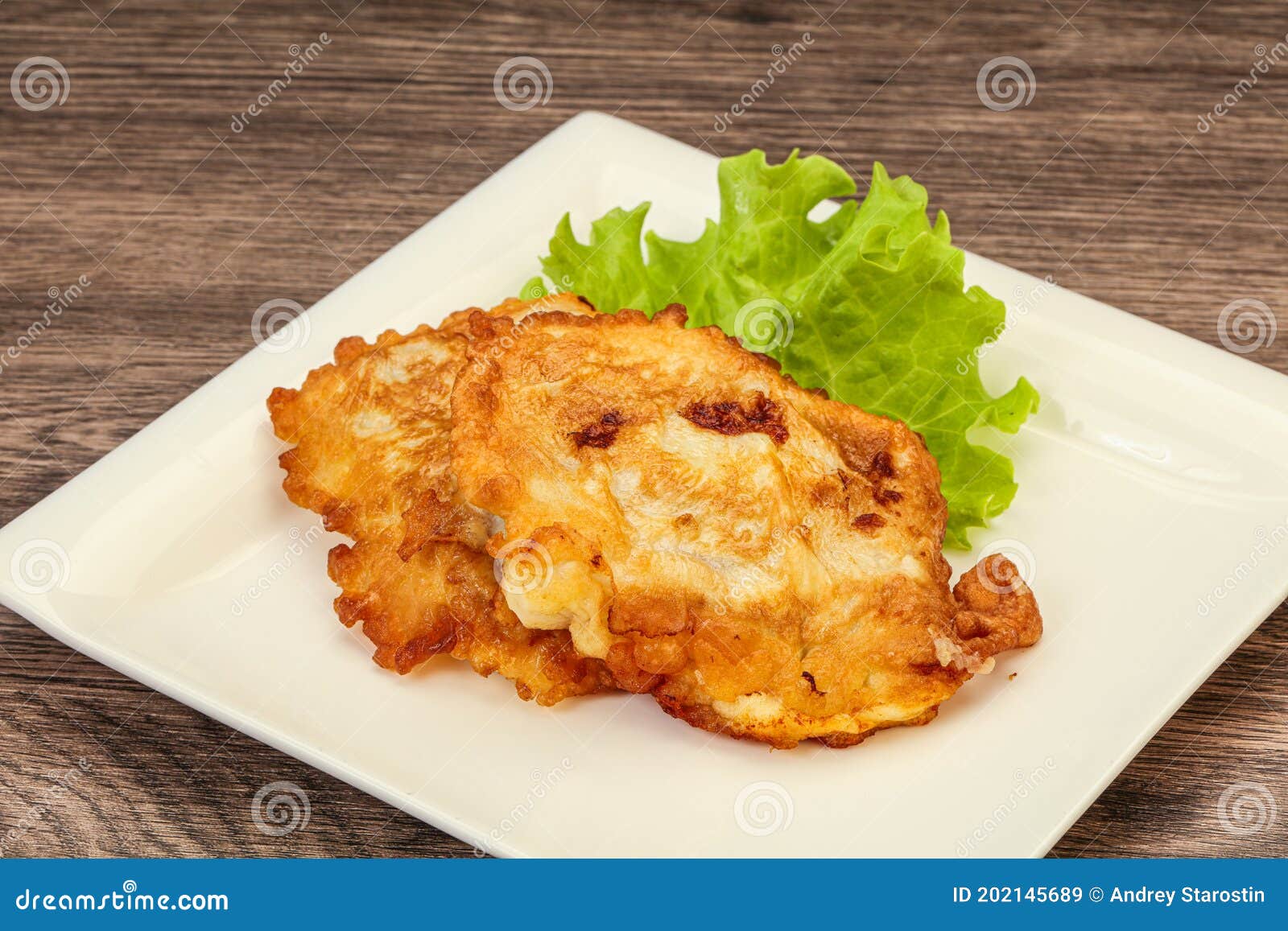 Roasted cod fish in bread stock image. Image of healthy - 202145689
