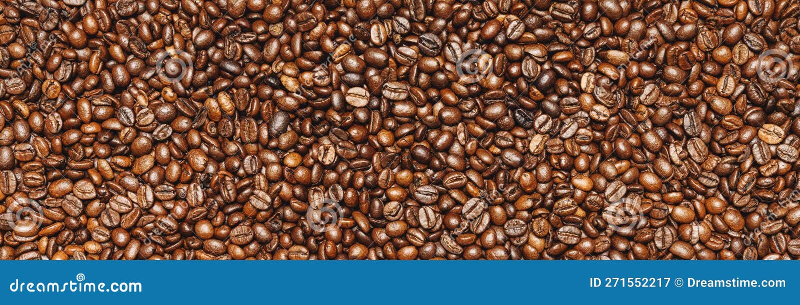 Roasted Coffee Beans Background Texture or Backdrop, Banner Size Stock ...
