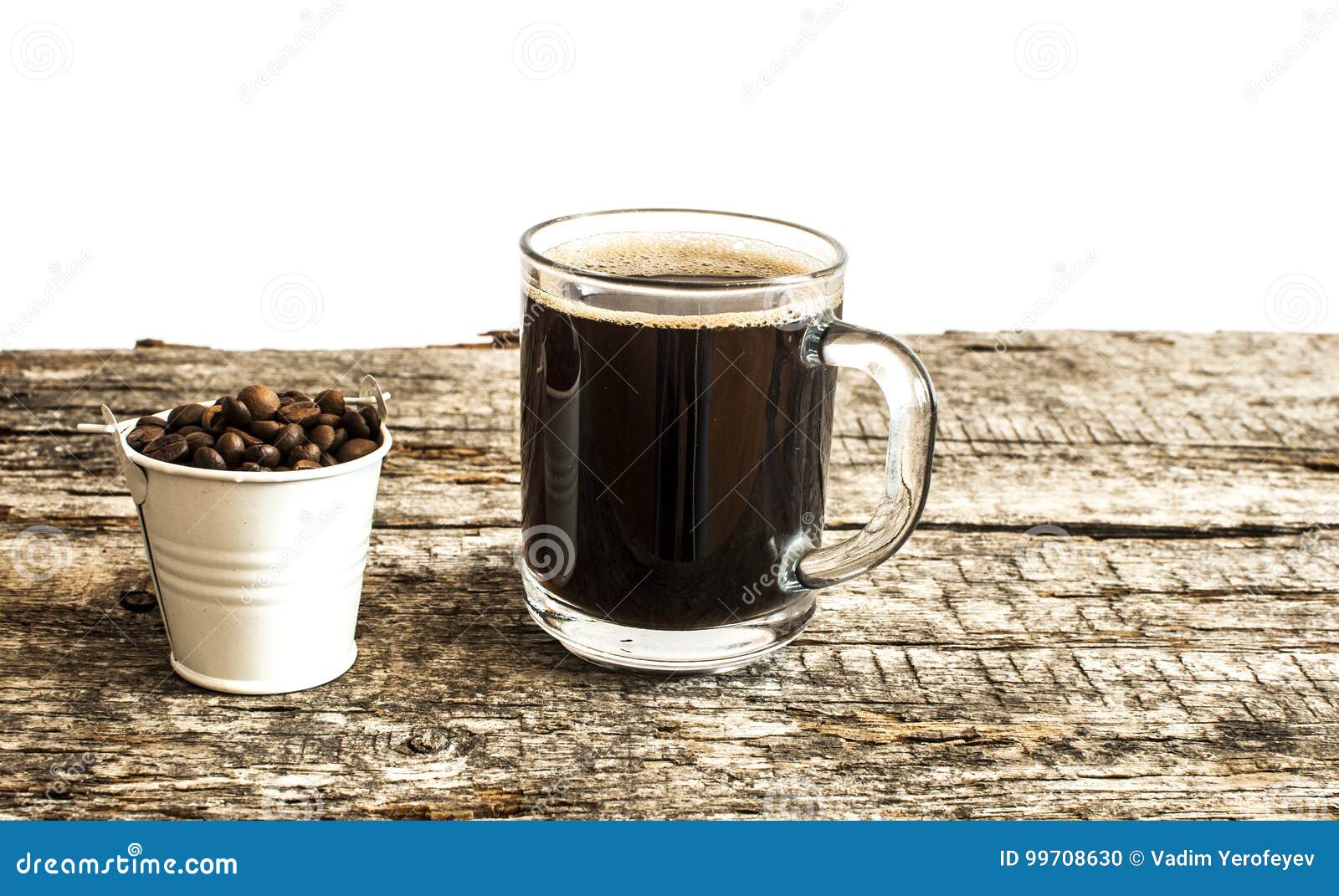 Roasted Coffee Beans in Bucket Stock Photo - Image of food, cafe: 99708630