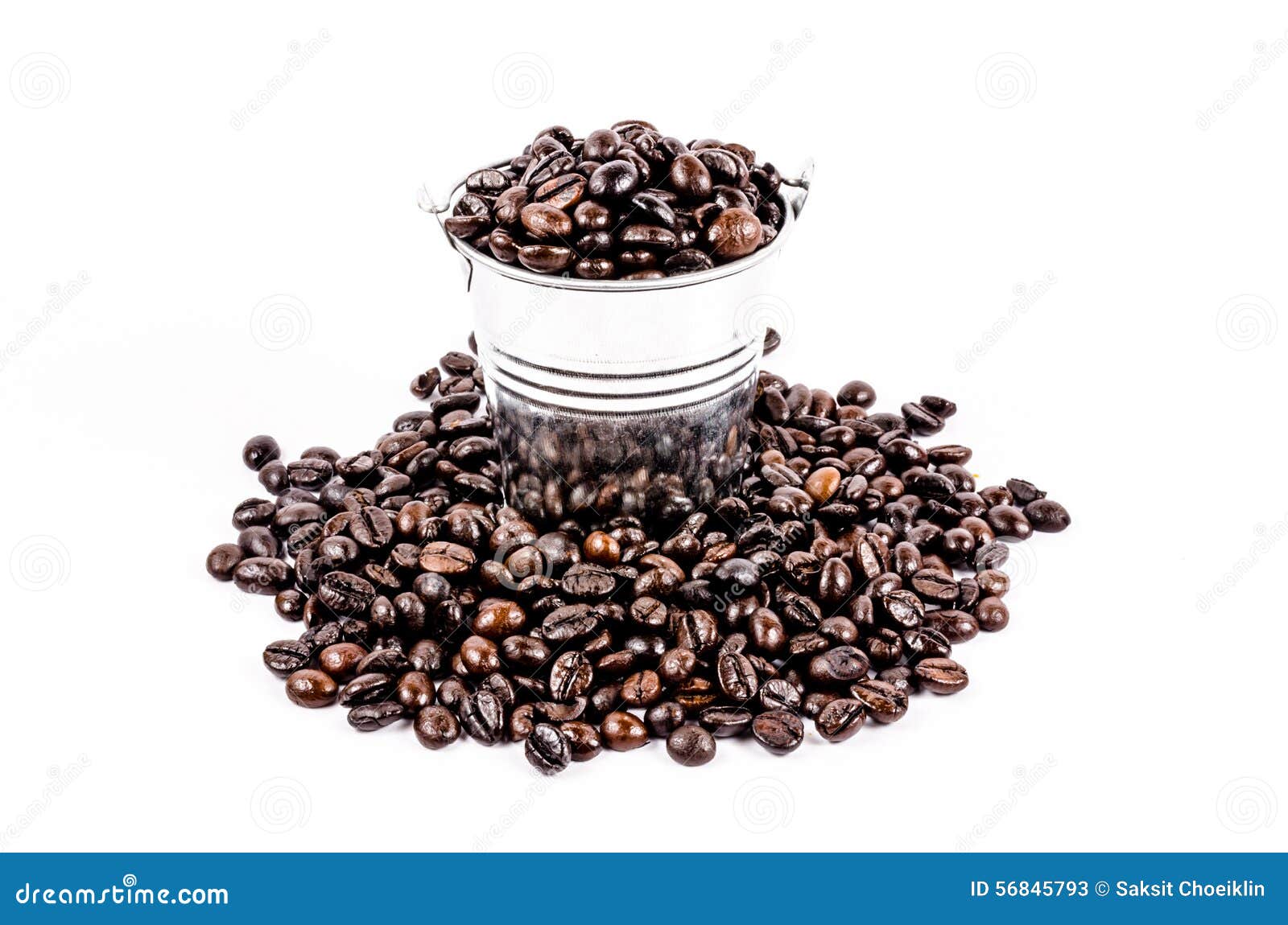 Roasted Coffee Beans in Can Stock Image - Image of fruit, coffee: 56845793