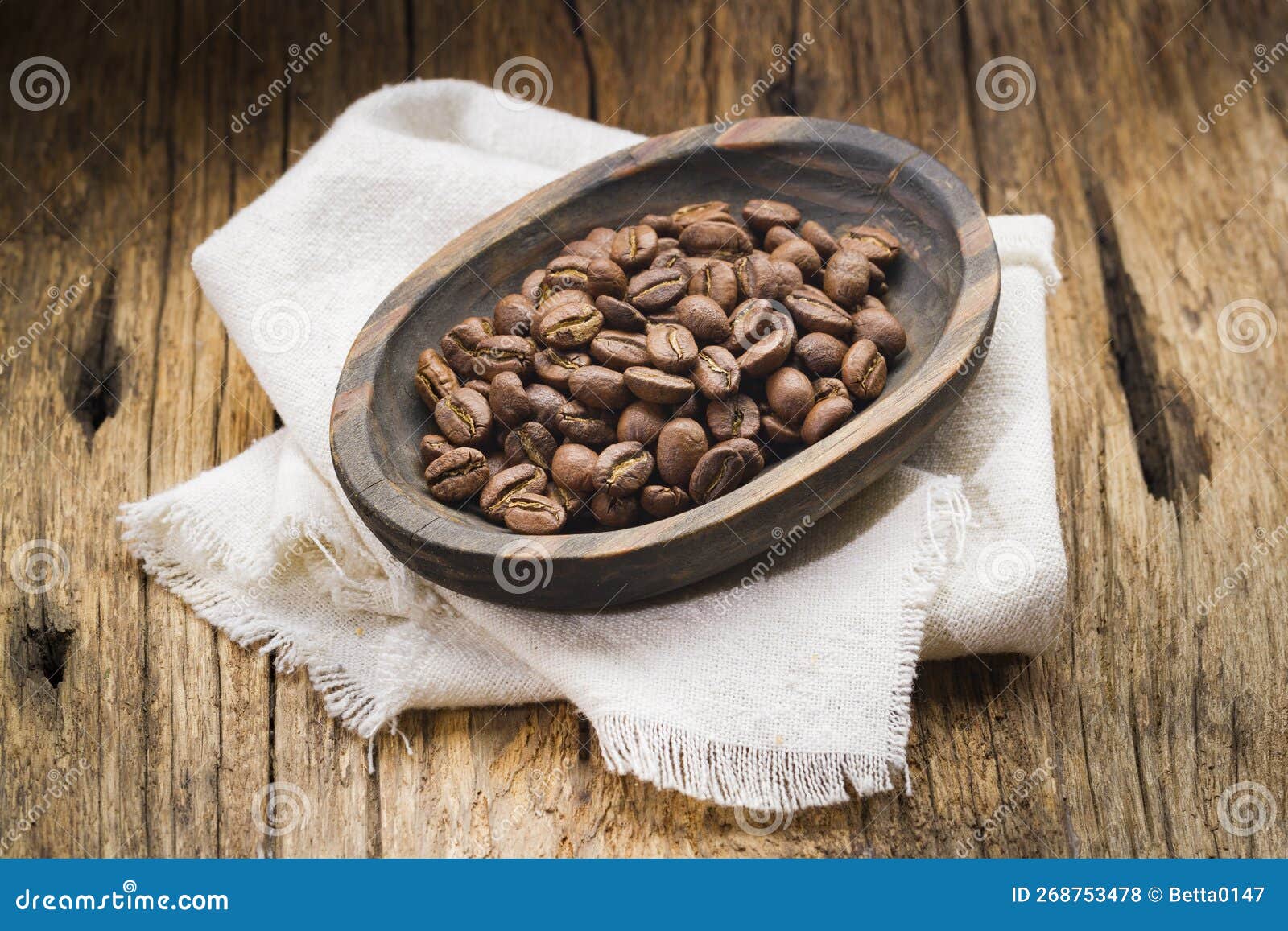Roasted Coffee Beans in Container, Colombian Coffee Stock Photo - Image ...