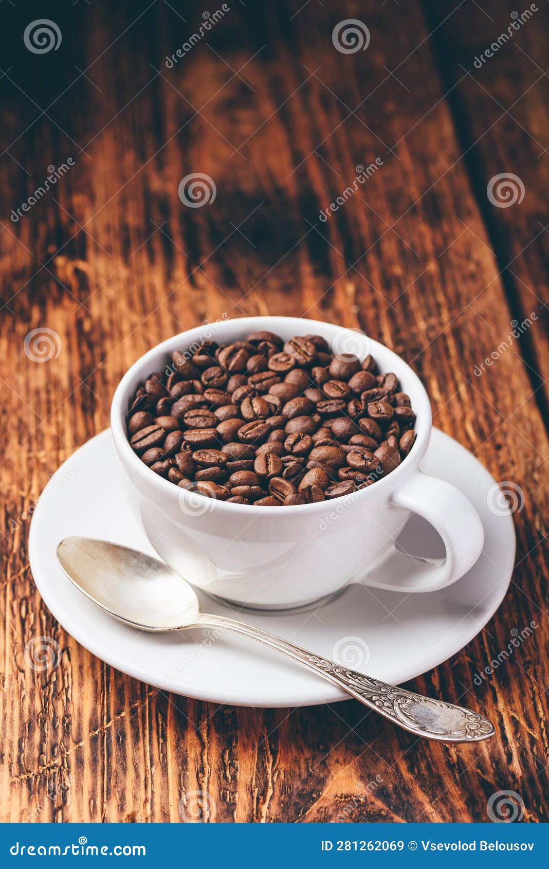 Roasted Coffee Beans in Cup Stock Image - Image of coffee, mocha: 281262069