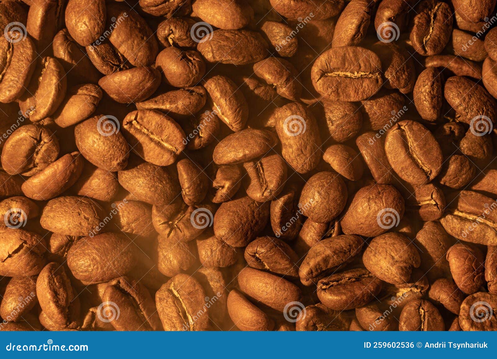 Roasted Coffee Ready To Brew, Texture of Coffee Beans. Stock Photo ...