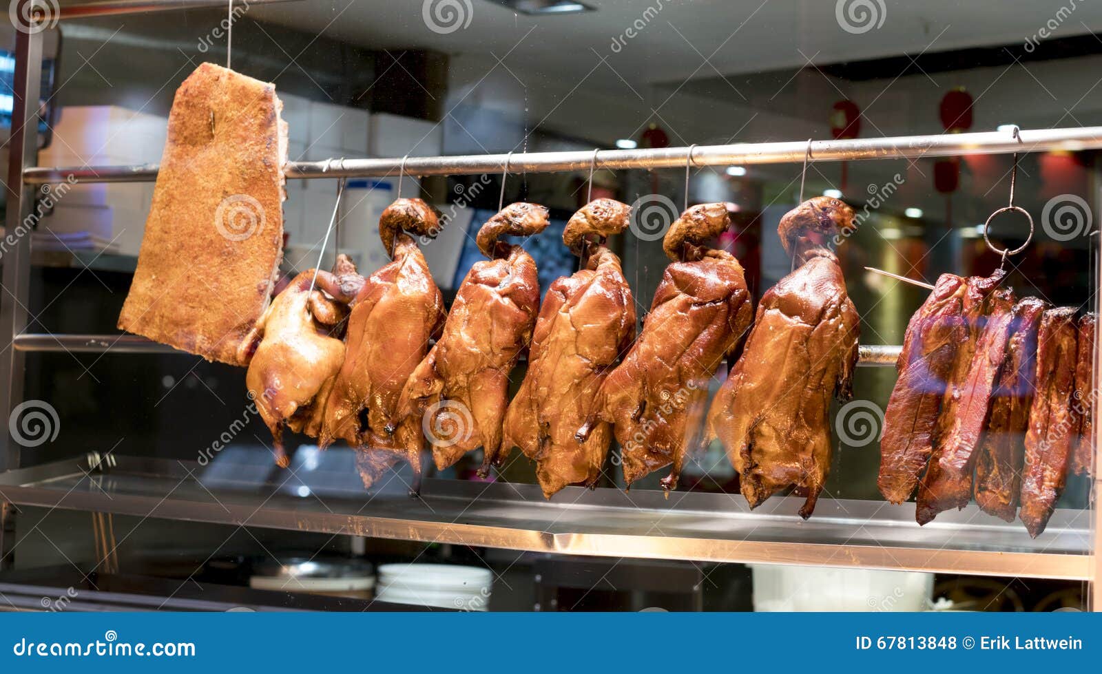 Roasted Ducks in a Chinese Restaurant Editorial Stock Photo - Image of ...
