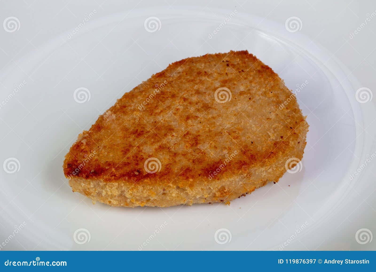 Roasted fish cutlet stock image. Image of appetizer - 119876397