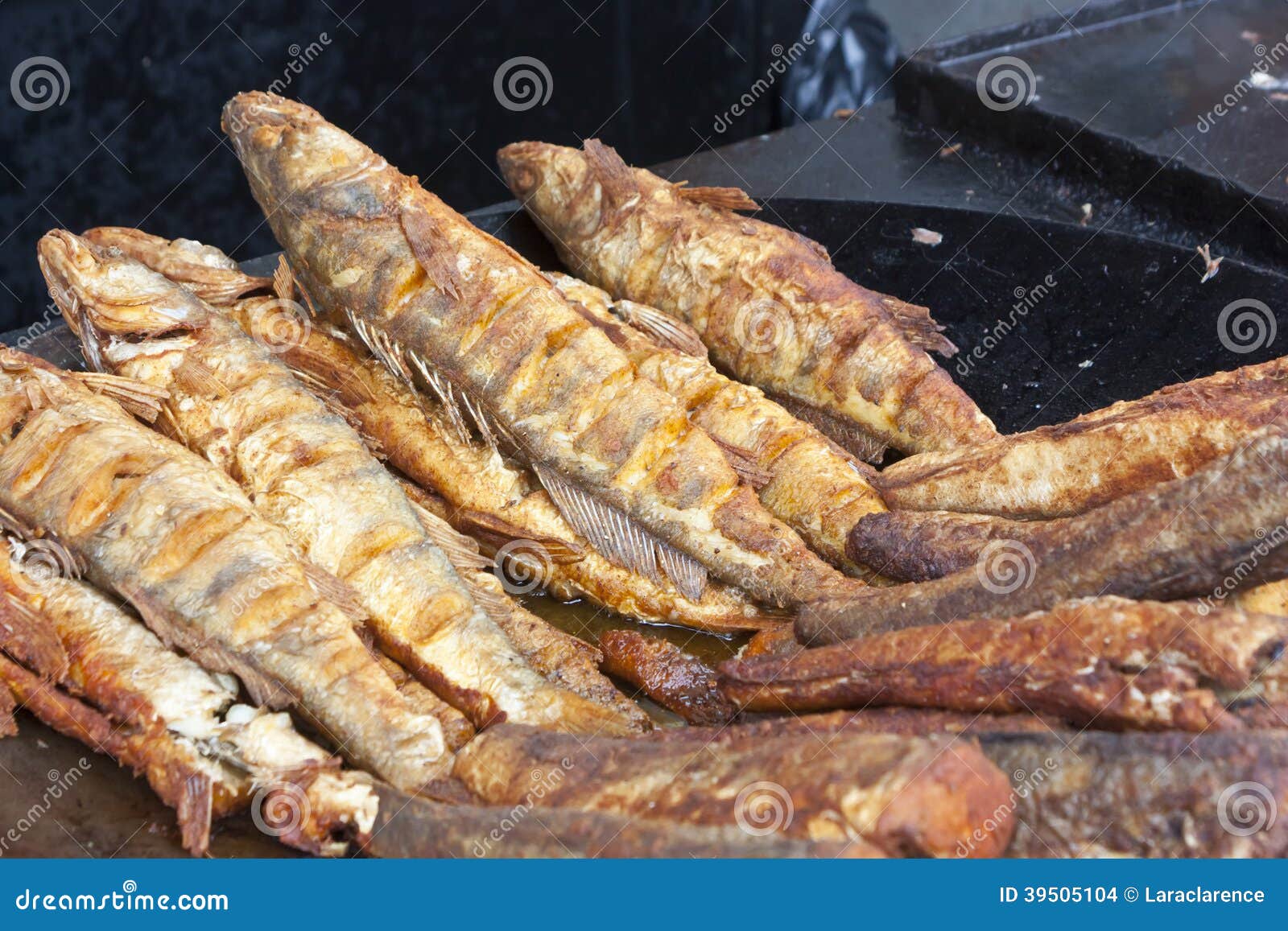 Roasted fish stock photo. Image of outdoor, oriental - 39505104