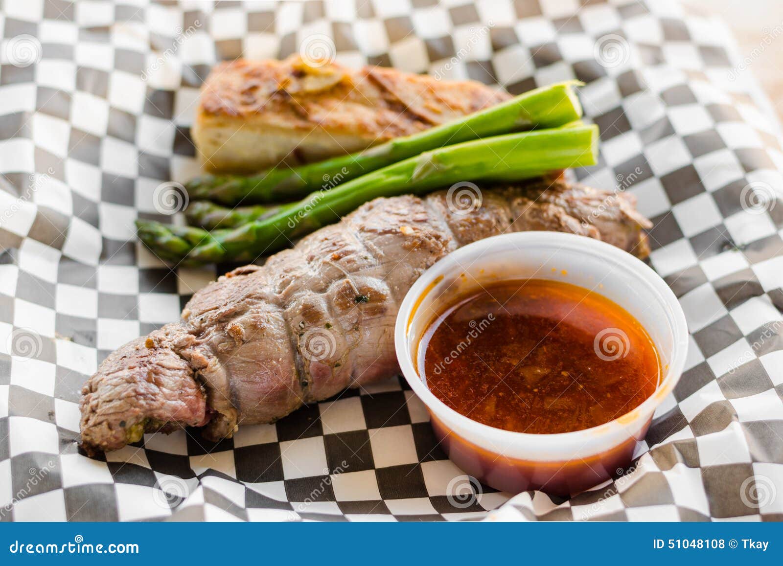 Roasted Flank Steak Roulade Stock Photo - Image of crunchy, pepper ...
