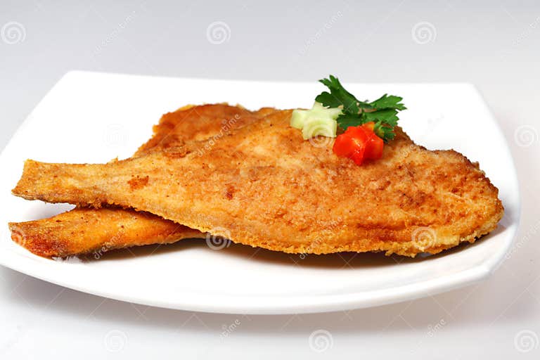 Roasted Flounder ( Plaice ) Stock Photo - Image of tasty, food: 11603478