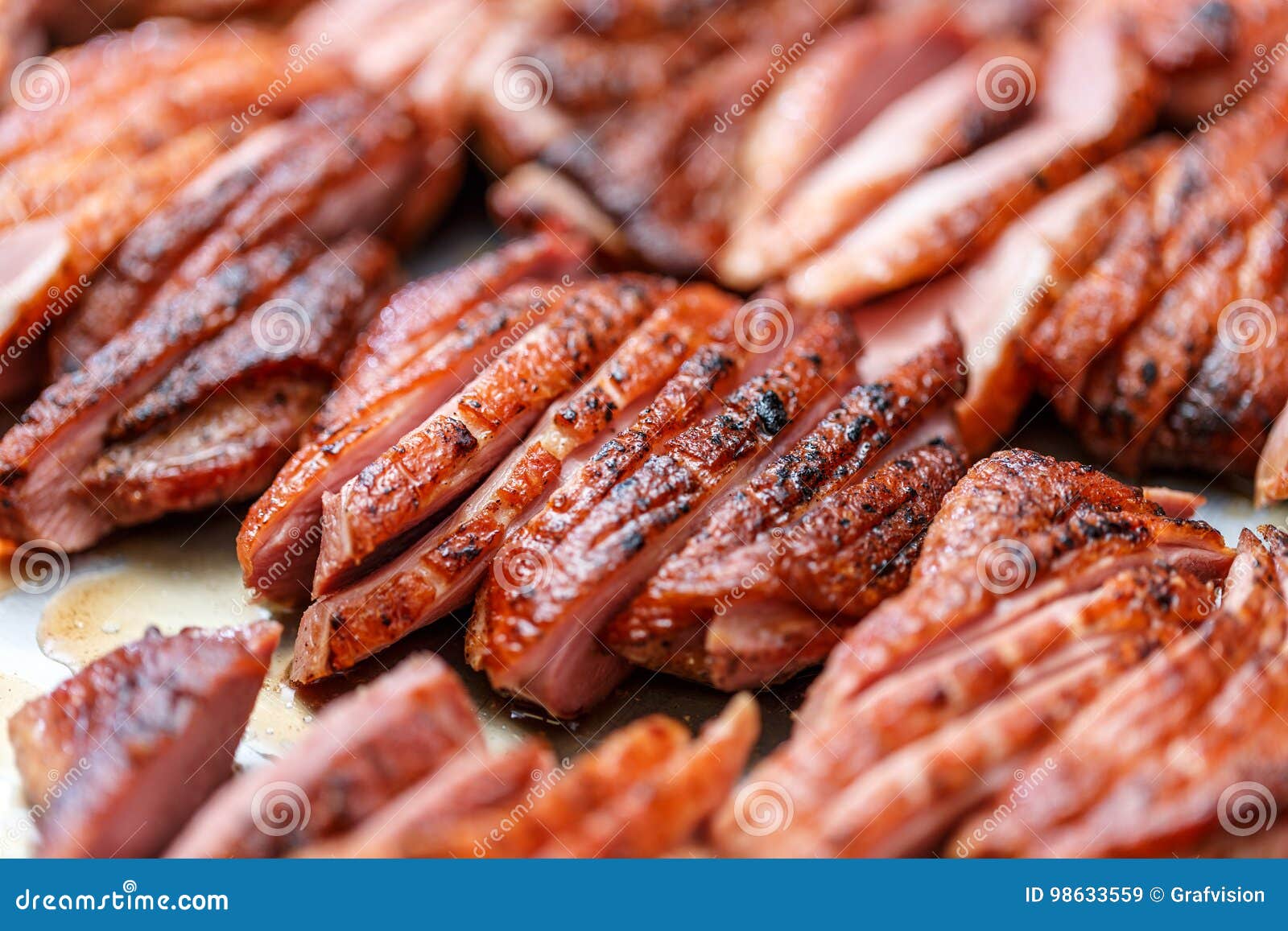 Roasted goose breast stock image. Image of roast, goose - 98633559