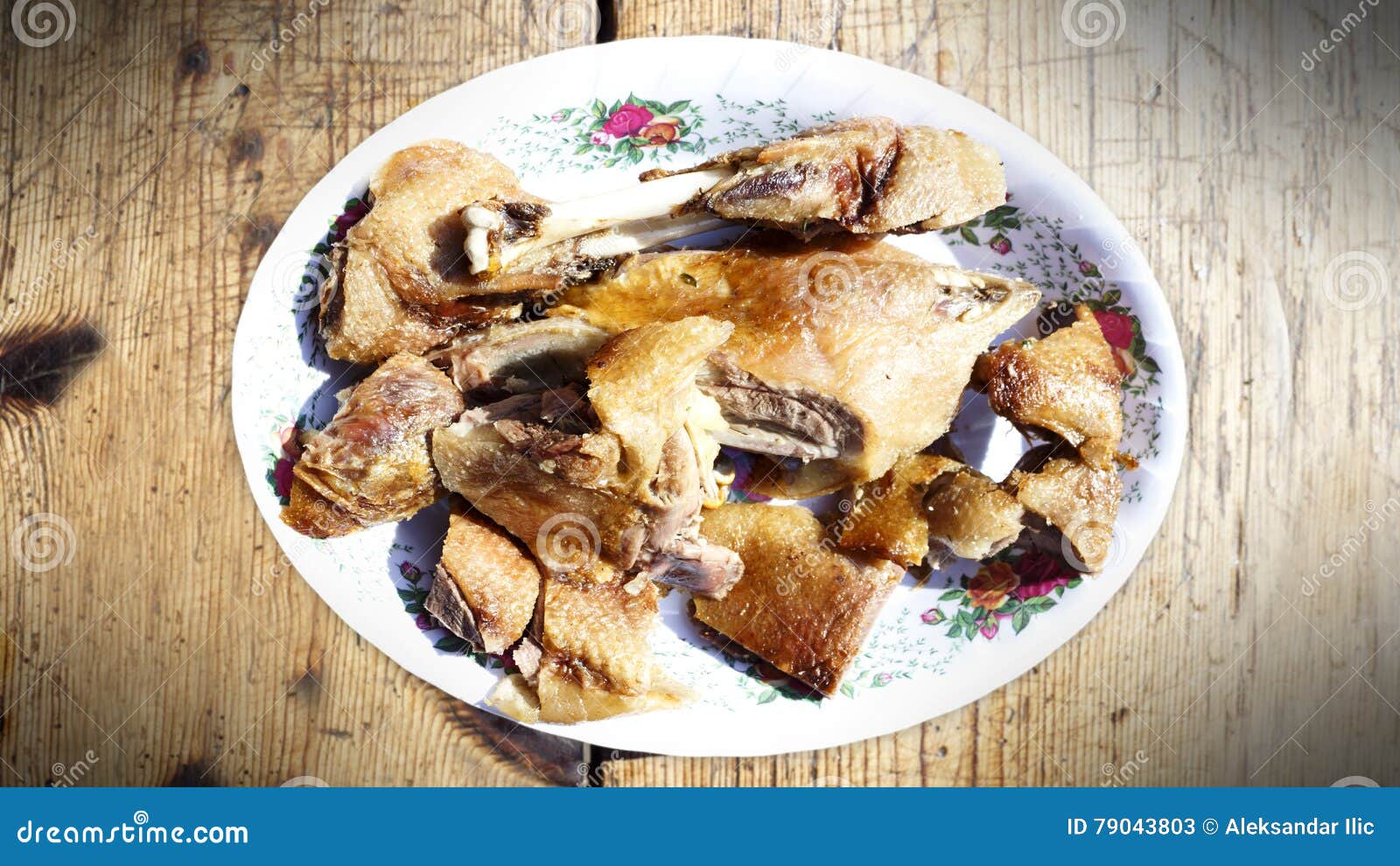 Roasted goose meat stock image. Image of cuisine, golden - 79043803