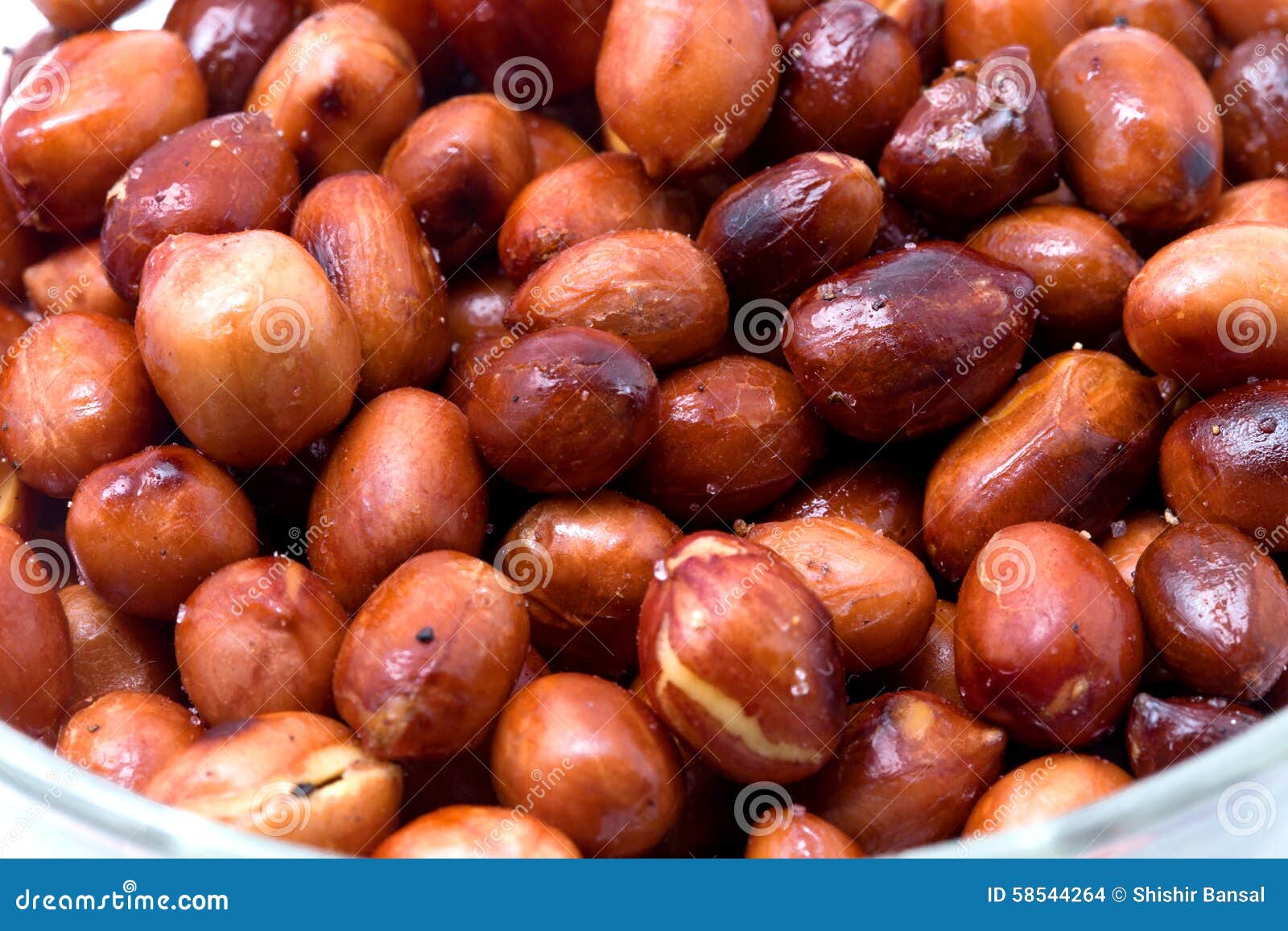 Roasted groundnuts stock photo. Image of food, diet, protein - 58544264