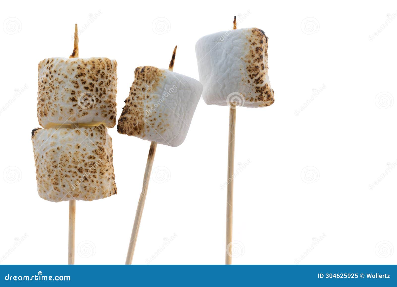 Roasted Marshmallows on a Stick Stock Image - Image of mini, melting ...
