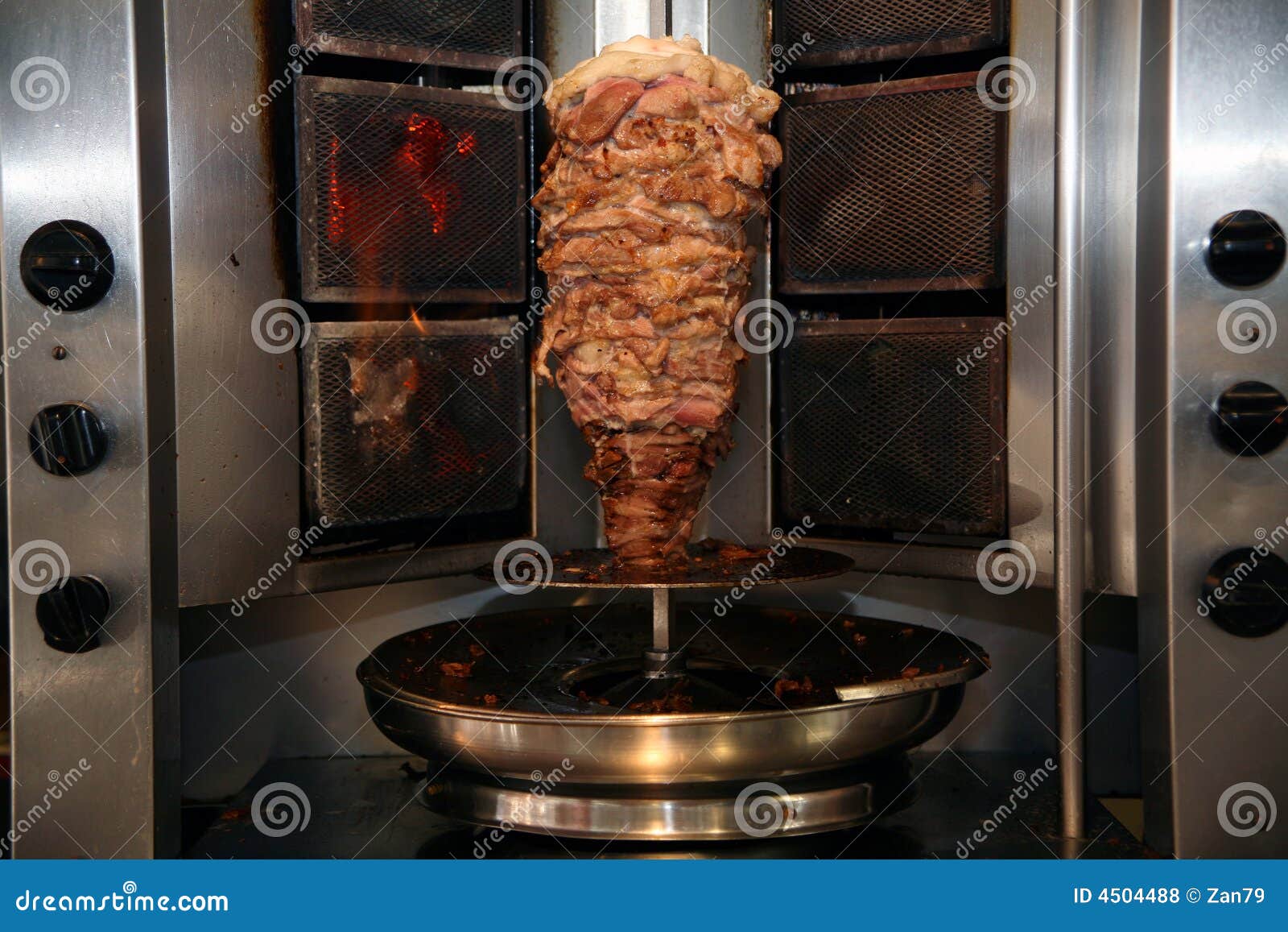 Roasted Meat Over An Open Fire, Cooked In A Special Way.Barbecue Is ...