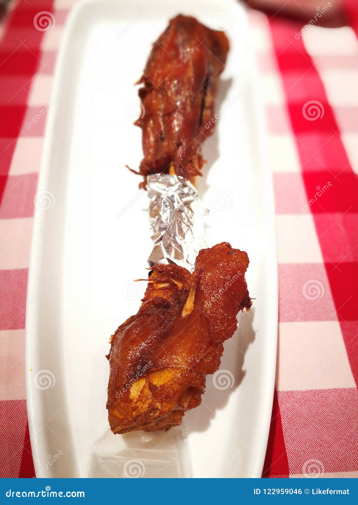 Roasted mutton stock photo. Image of sheep, disk, roasted - 122959046