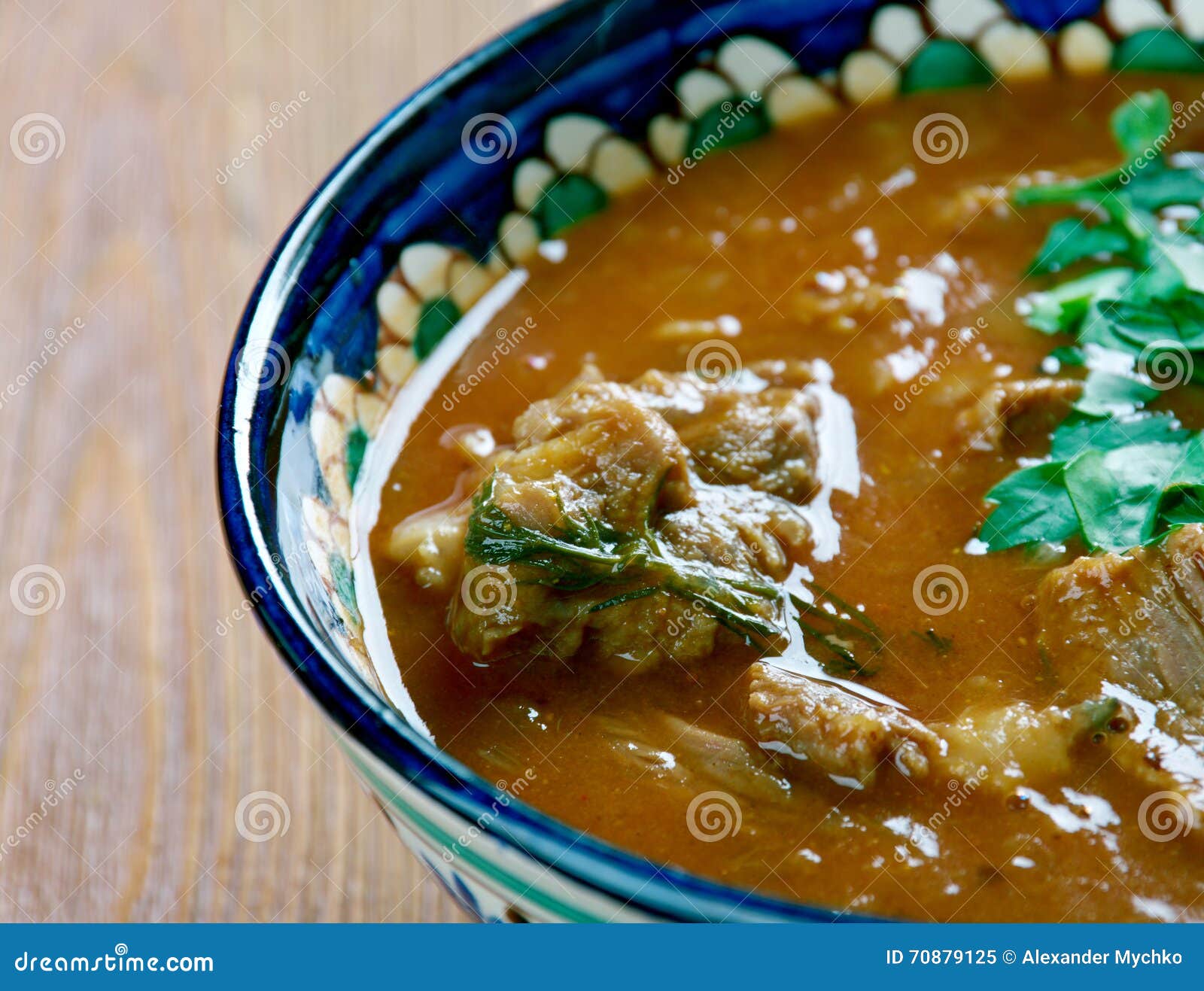 Roasted Mutton Curry stock image. Image of green, cuisine - 70879125
