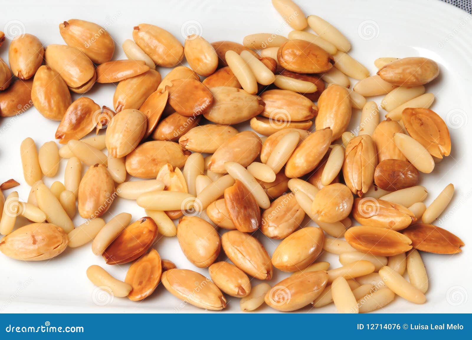 Roasted nuts. stock photo. Image of almonds, nature, fats - 12714076