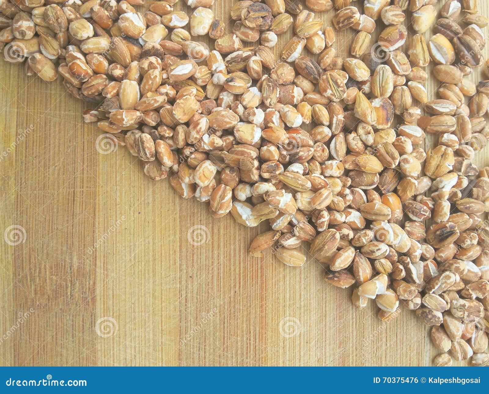 Roasted oat grain corner stock photo. Image of close - 70375476