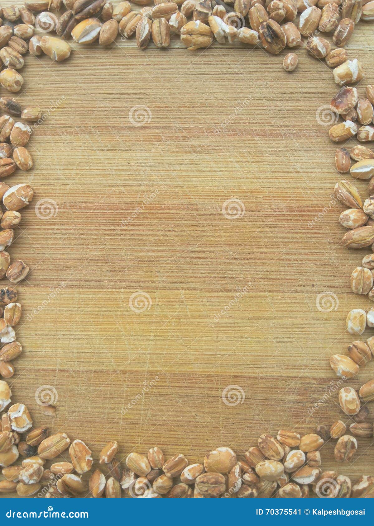 Roasted oat grain frame stock image. Image of cuisine - 70375541
