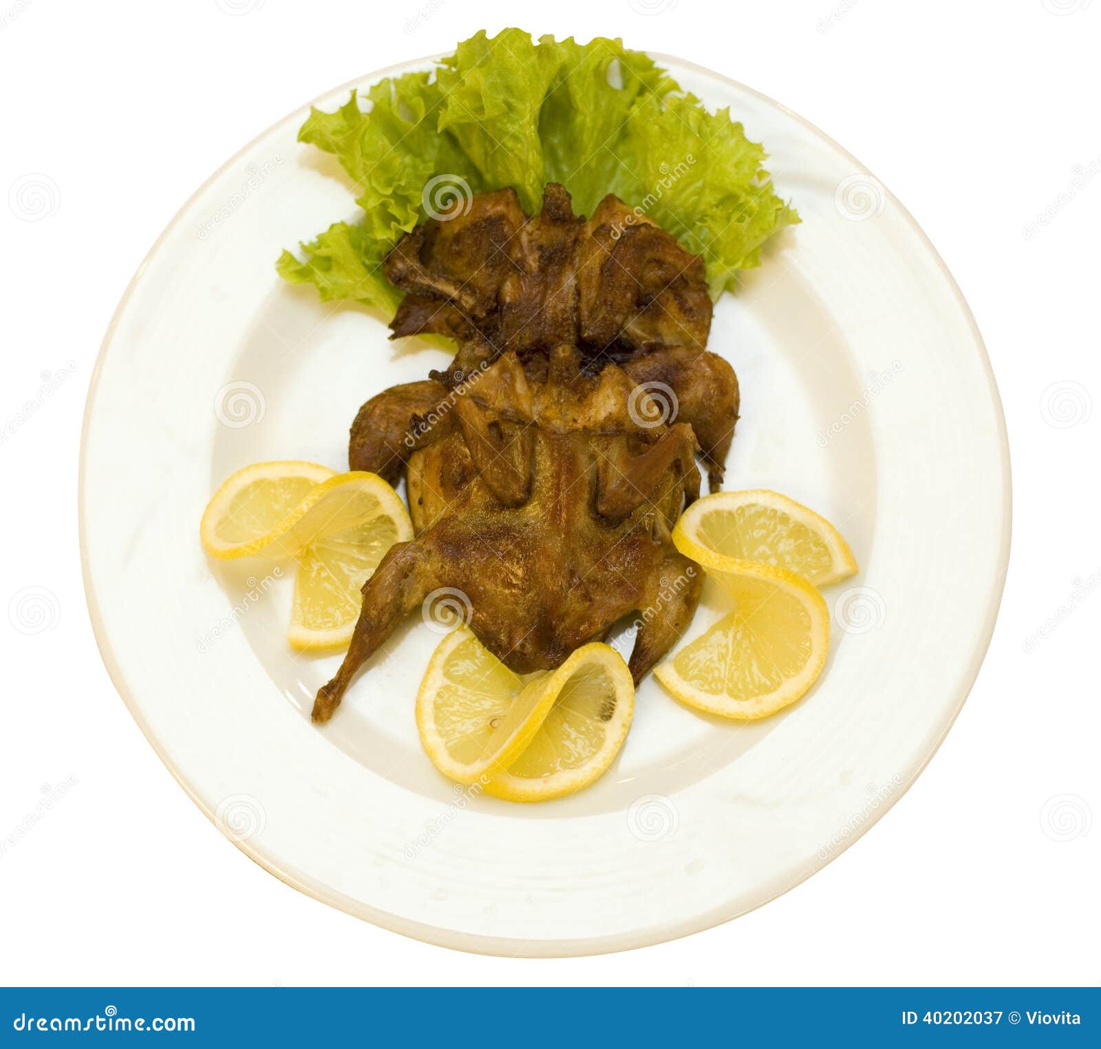 Roasted partridge stock image. Image of appetizer, plate - 40202037