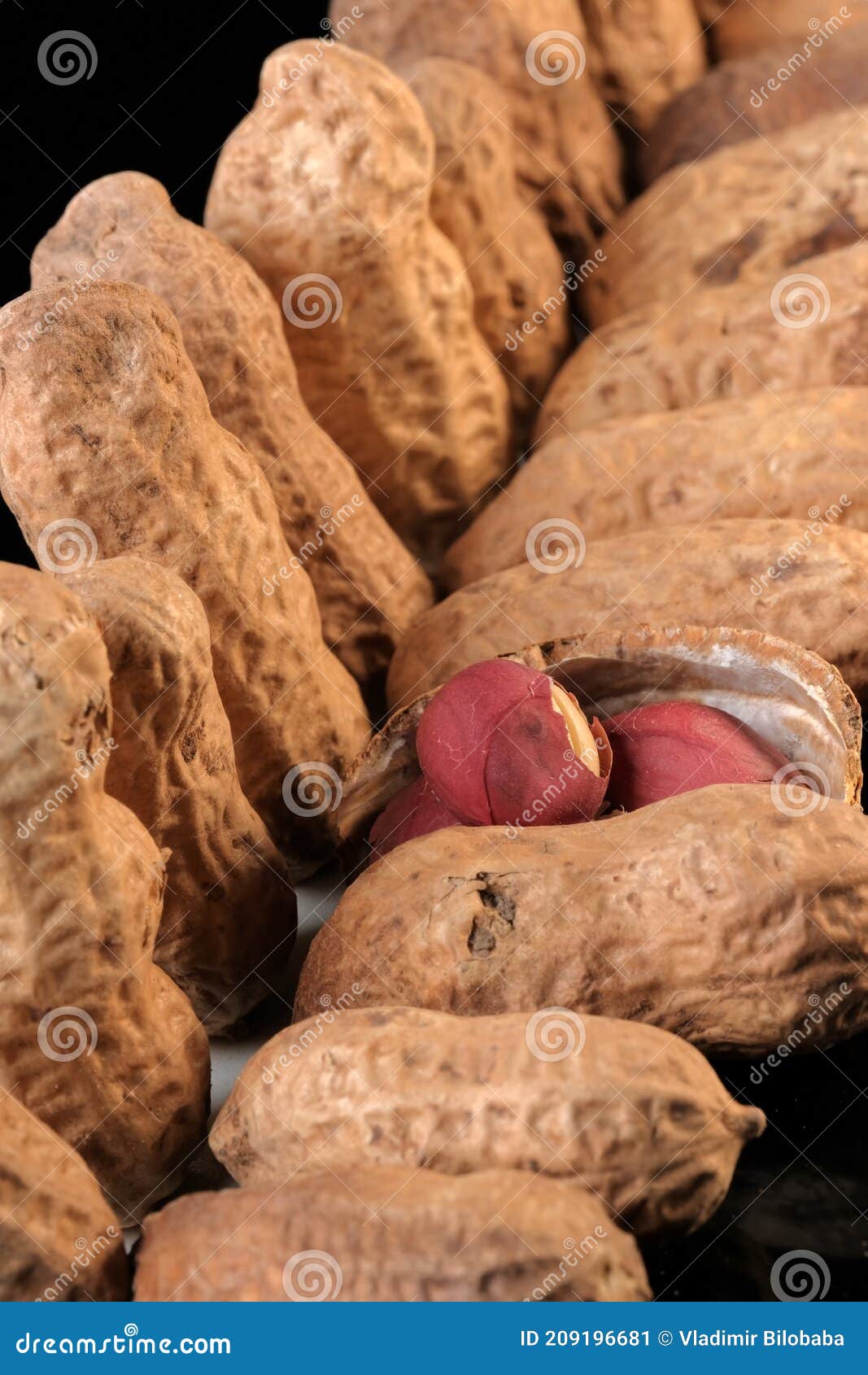 Roasted peanut boxes stock image. Image of protein, assorted - 209196681