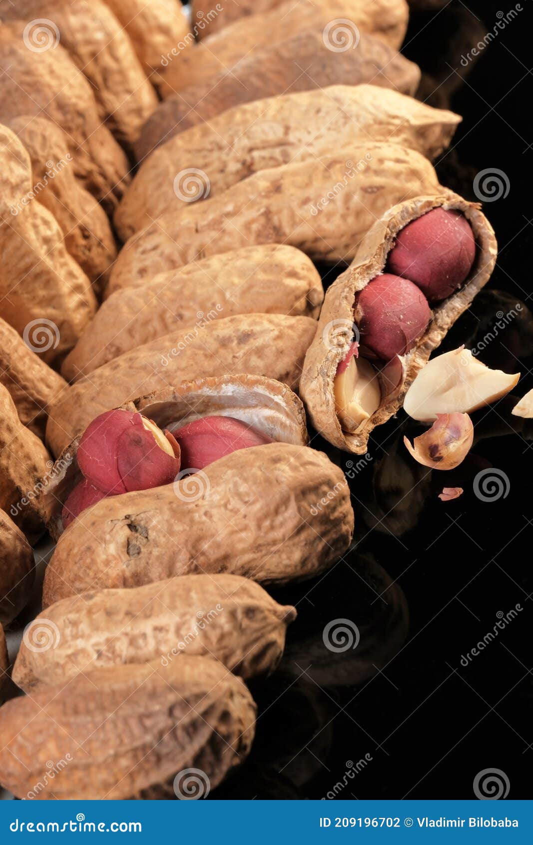 Roasted peanut boxes stock photo. Image of nourishment - 209196702