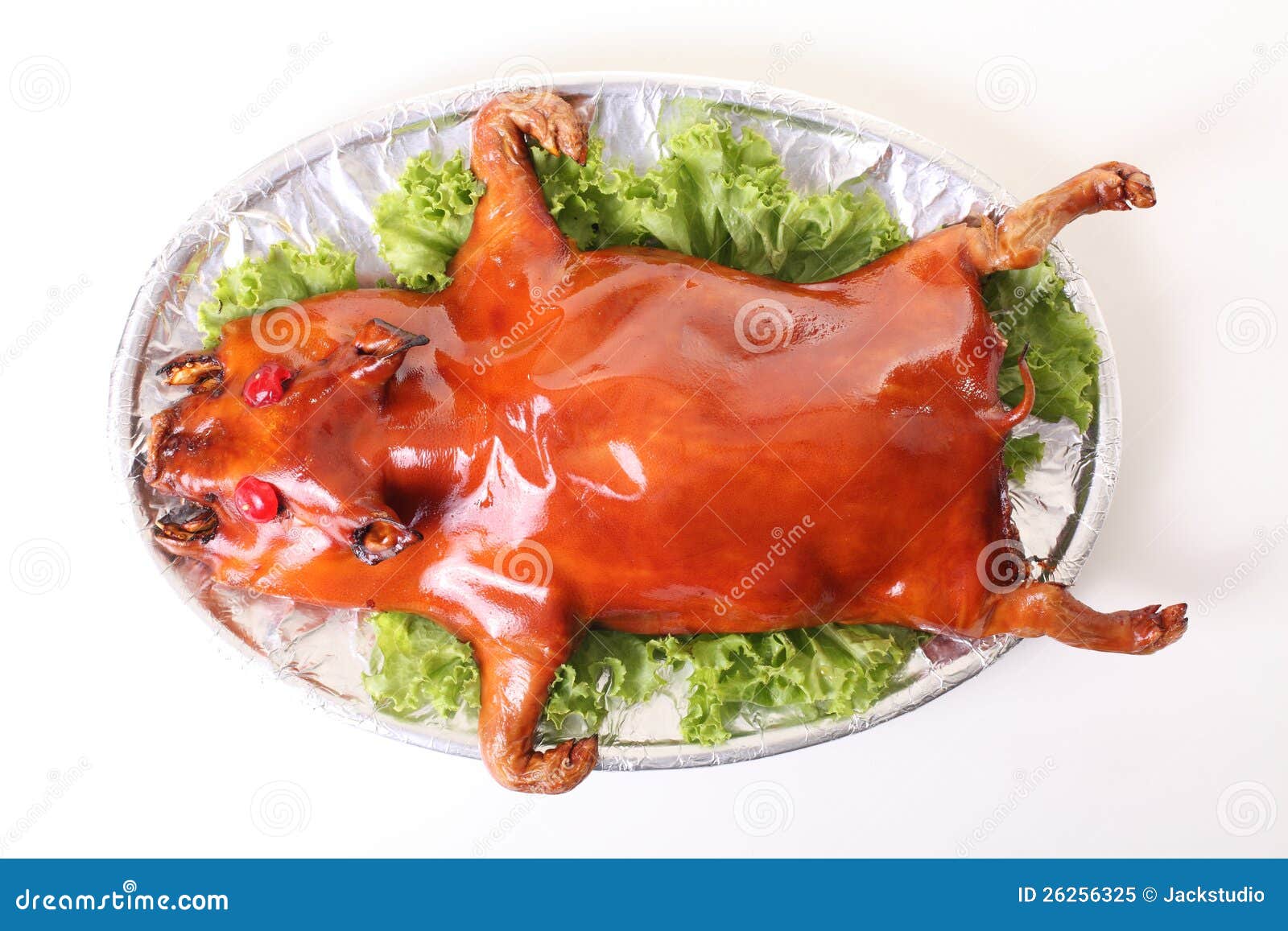 Roasted pig stock image. Image of cook, gourmet, grilled - 26256325