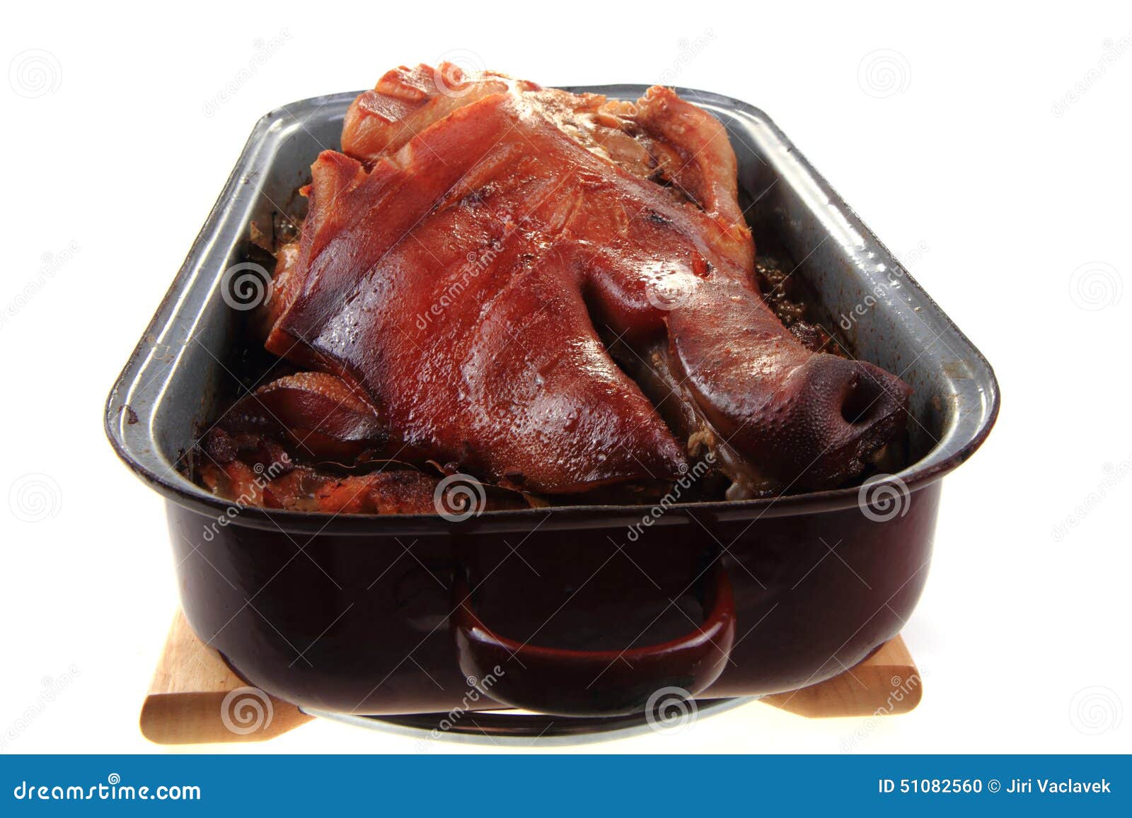 Roasted pig head stock photo. Image of pork, grilled - 51082560