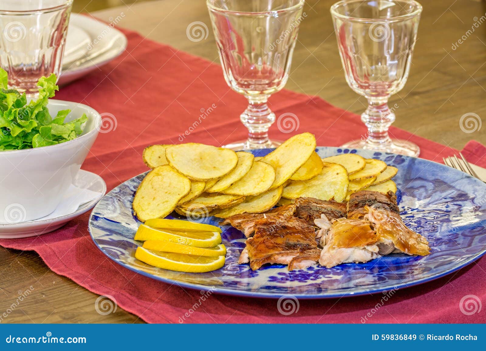 Roasted pig stock image. Image of greens, industry, meat - 59836849